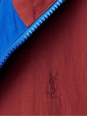 Saint Laurent | Jackets & Coats | Cassandre Cropped Windbreaker In ...